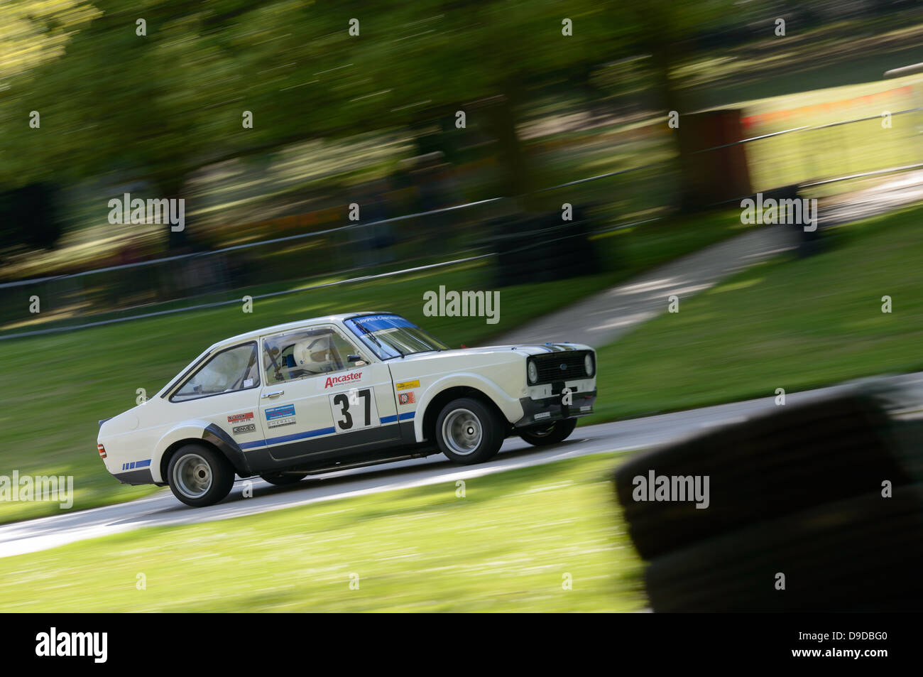 A car racing around Crystal Palace Park in London for the Motorsport at ...