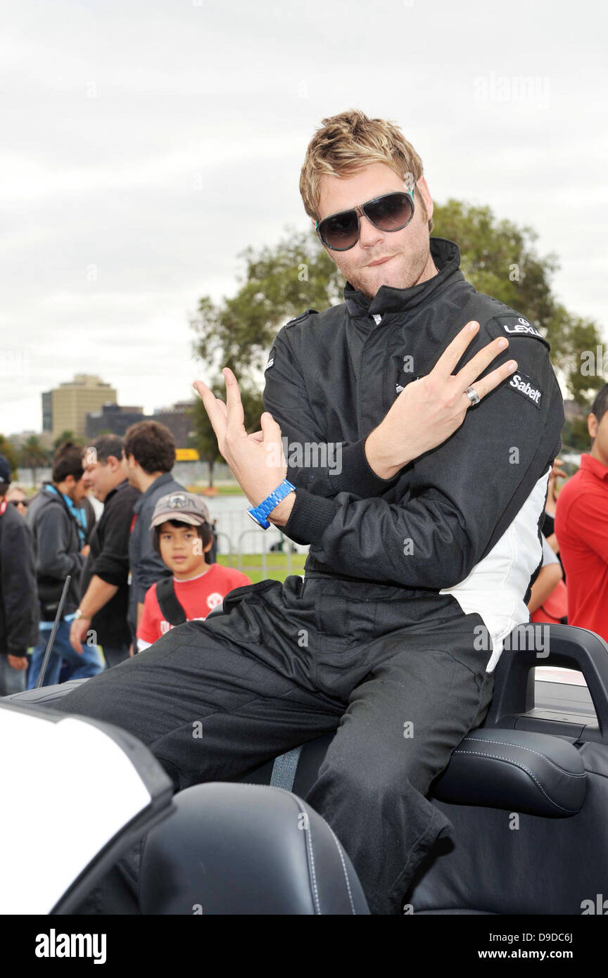 Brian McFadden Lexus Celebrity Challenge Final 2011 Qantas Australian ...