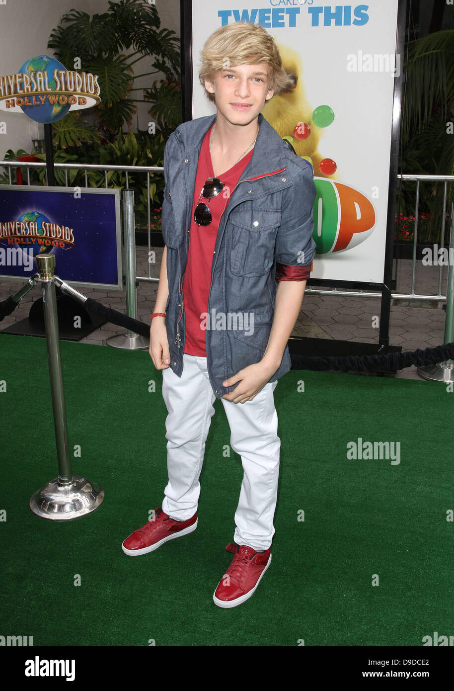 Cody Simpson Los Angeles premiere of 'Hop' at Universal Studios ...