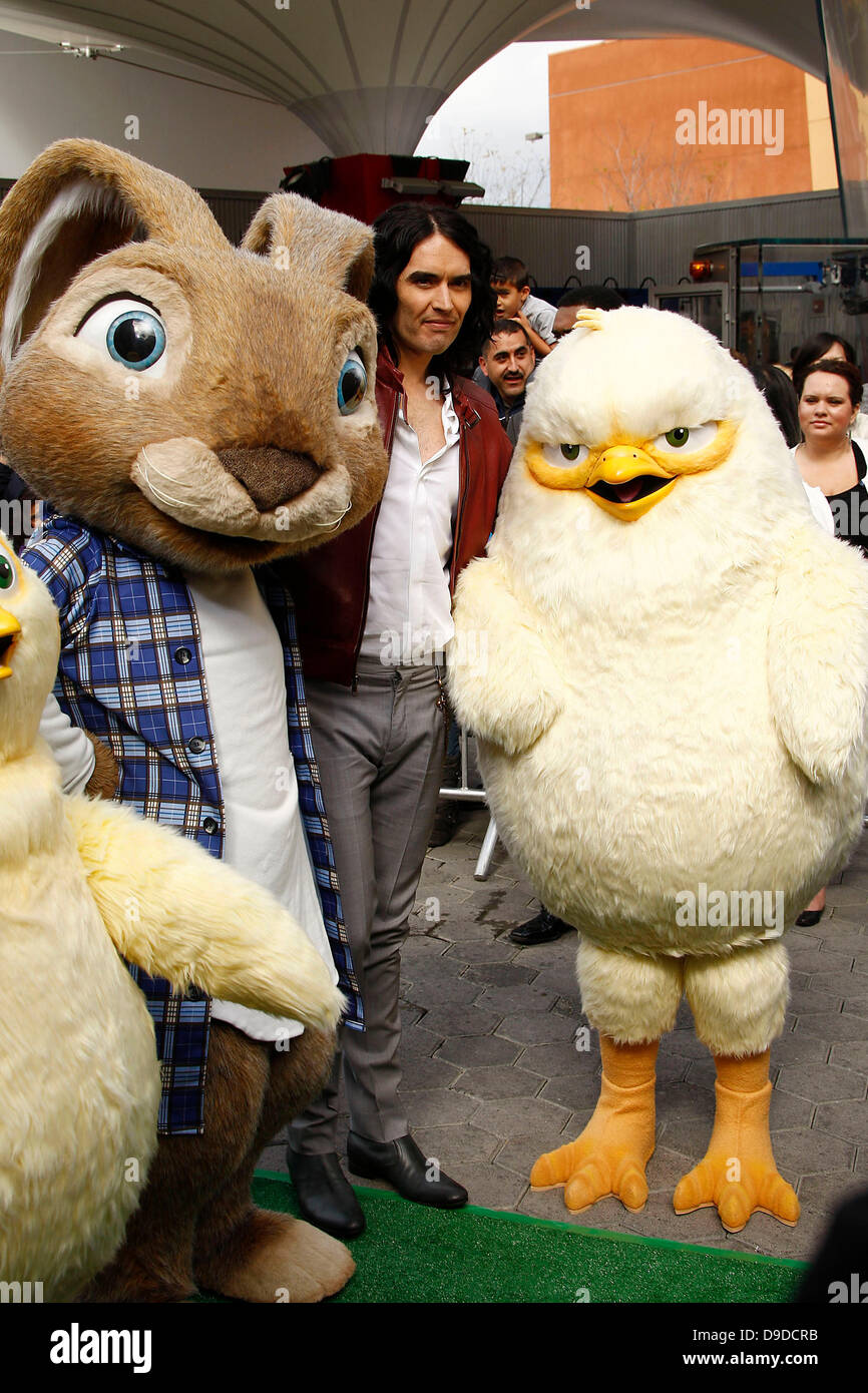 Russell Brand, Los Angeles premiere of 'Hop' at Universal Studios ...