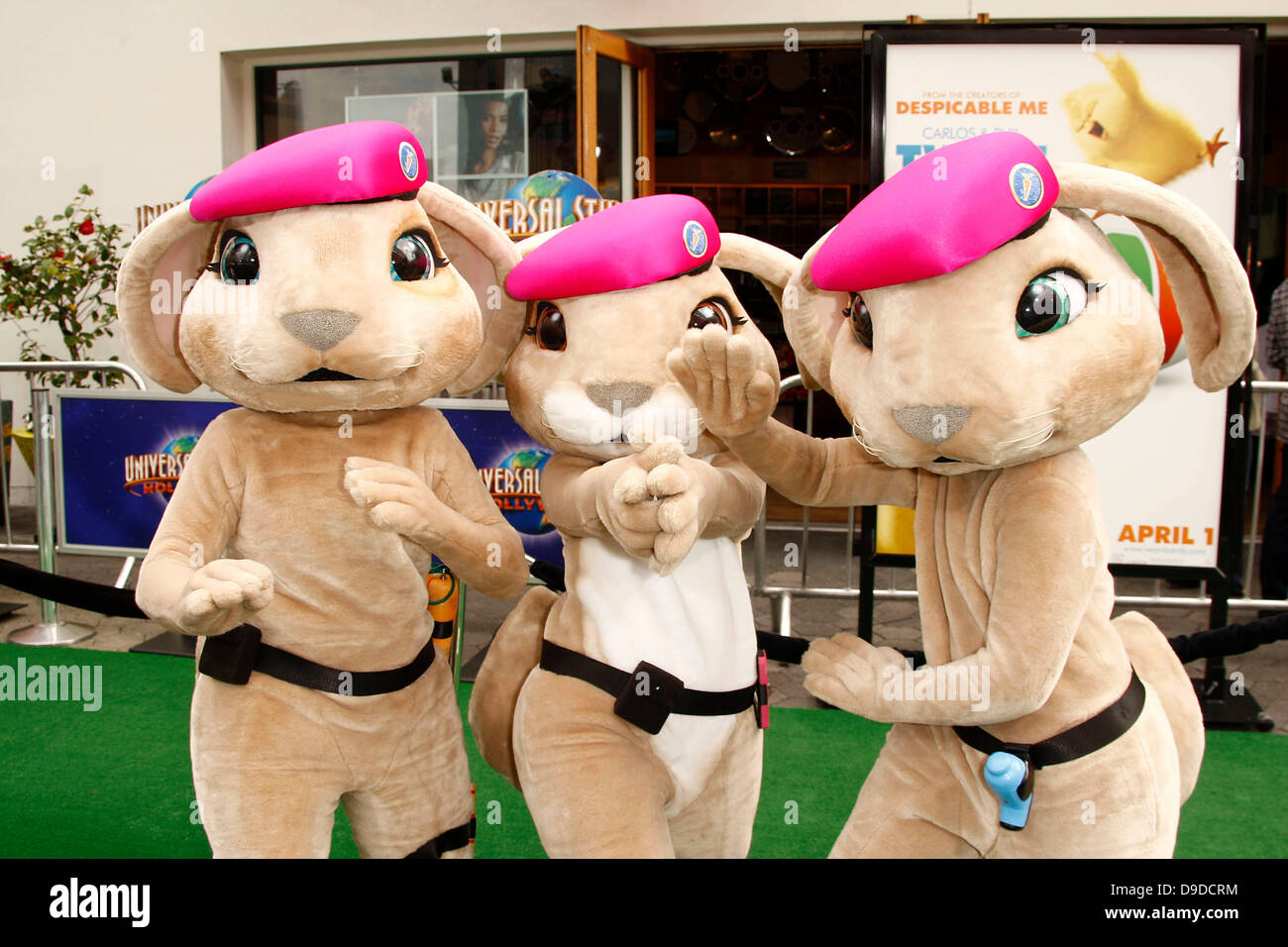 Characters, Los Angeles premiere of 'Hop' at Universal Studios ...