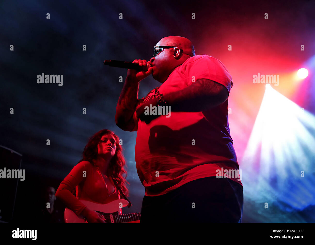 Cee Lo Green performing live on stage at the Manchester Academy ...