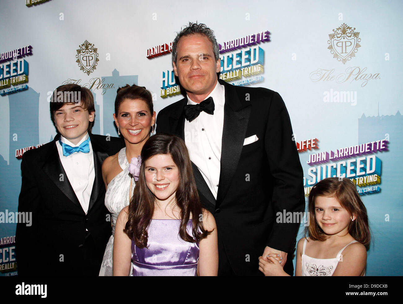 Michael Park and family Opening Night after party for the Broadway ...