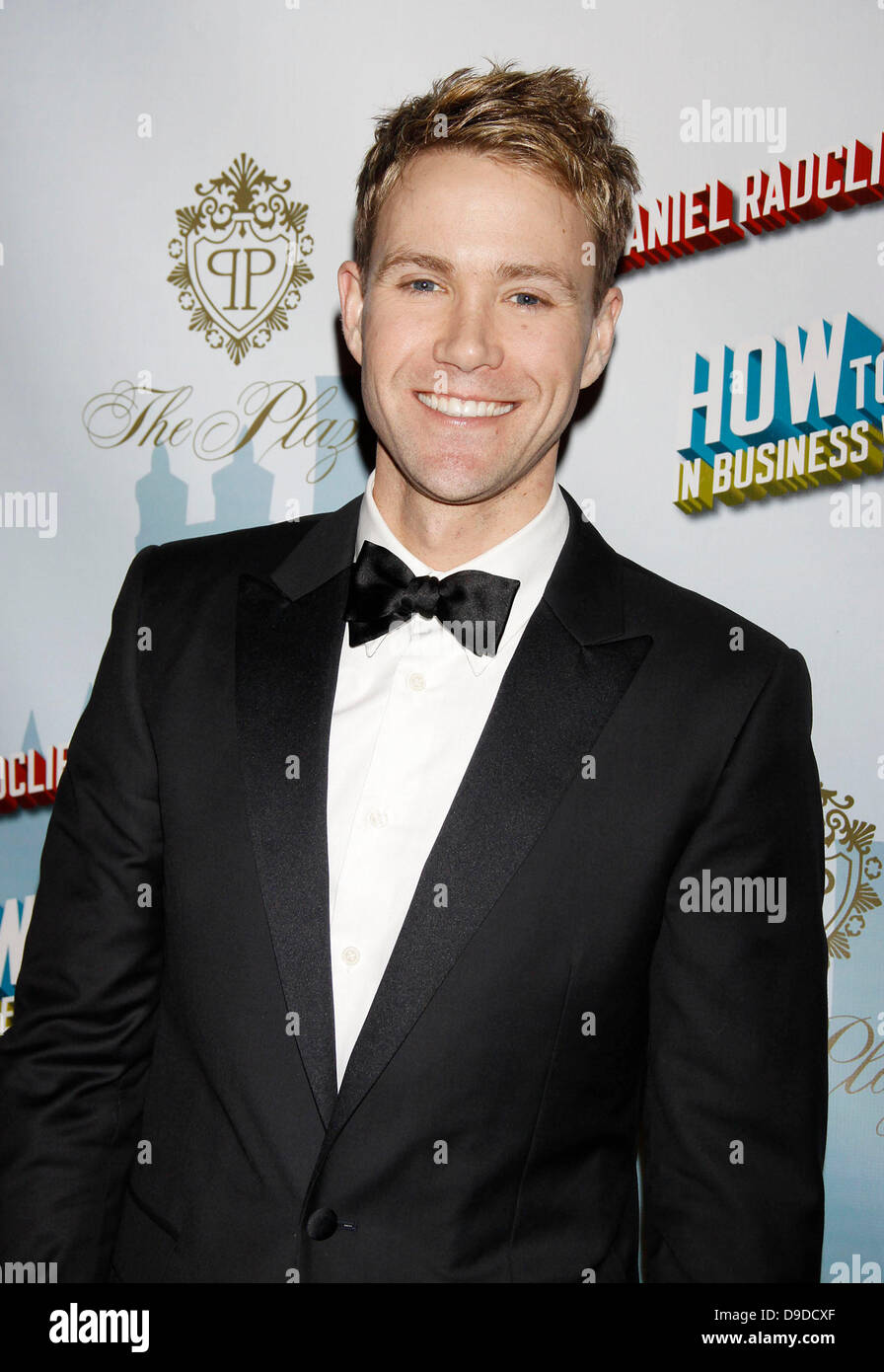 Christopher J. Hanke Opening Night after party for the Broadway musical ...