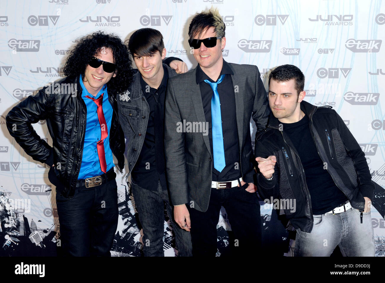 Faber Drive 2011 JUNO Awards held at the Air Canada Centre - Arrivals ...