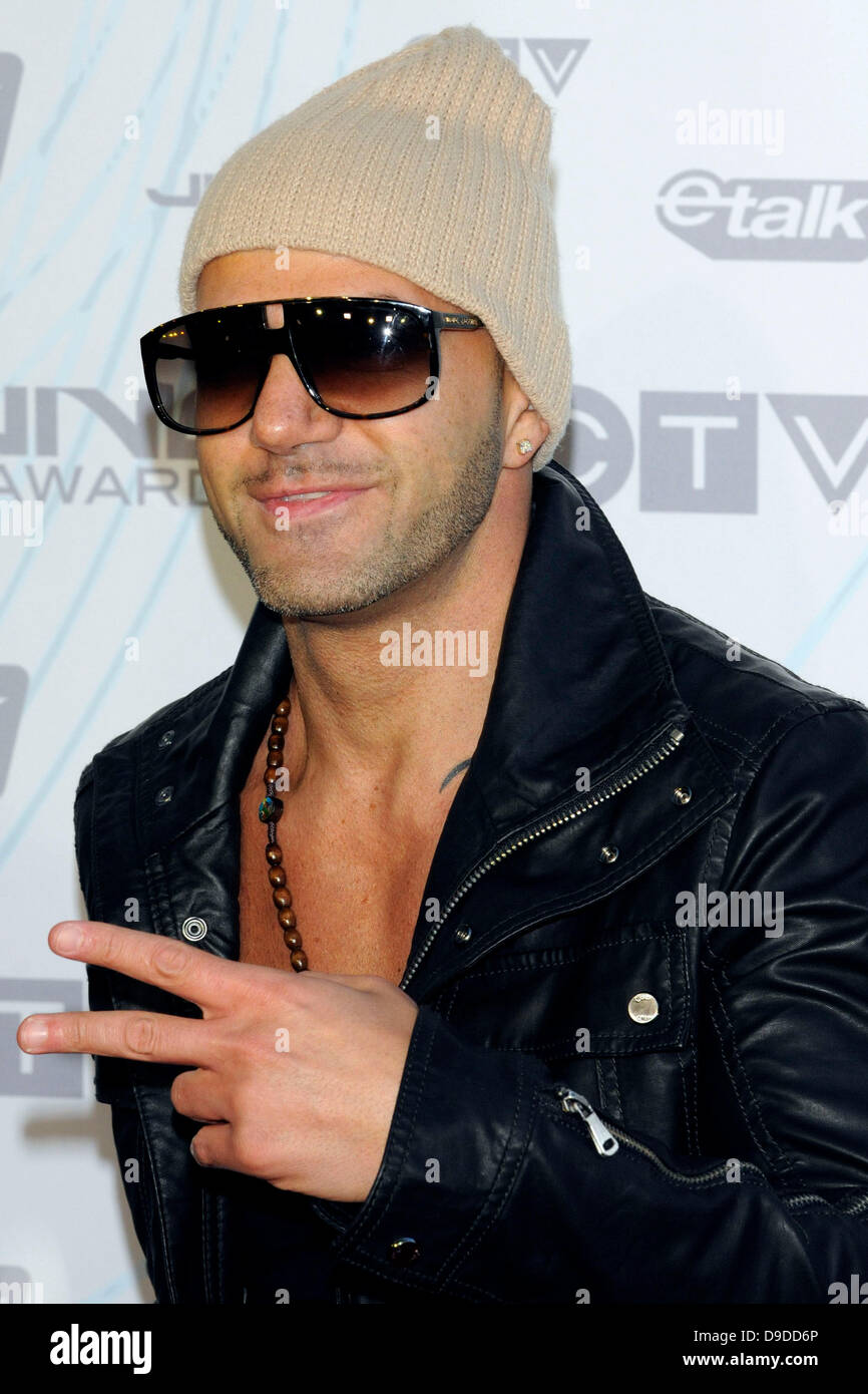 Karl Wolf 2011 JUNO Awards held at the Air Canada Centre - Arrivals ...