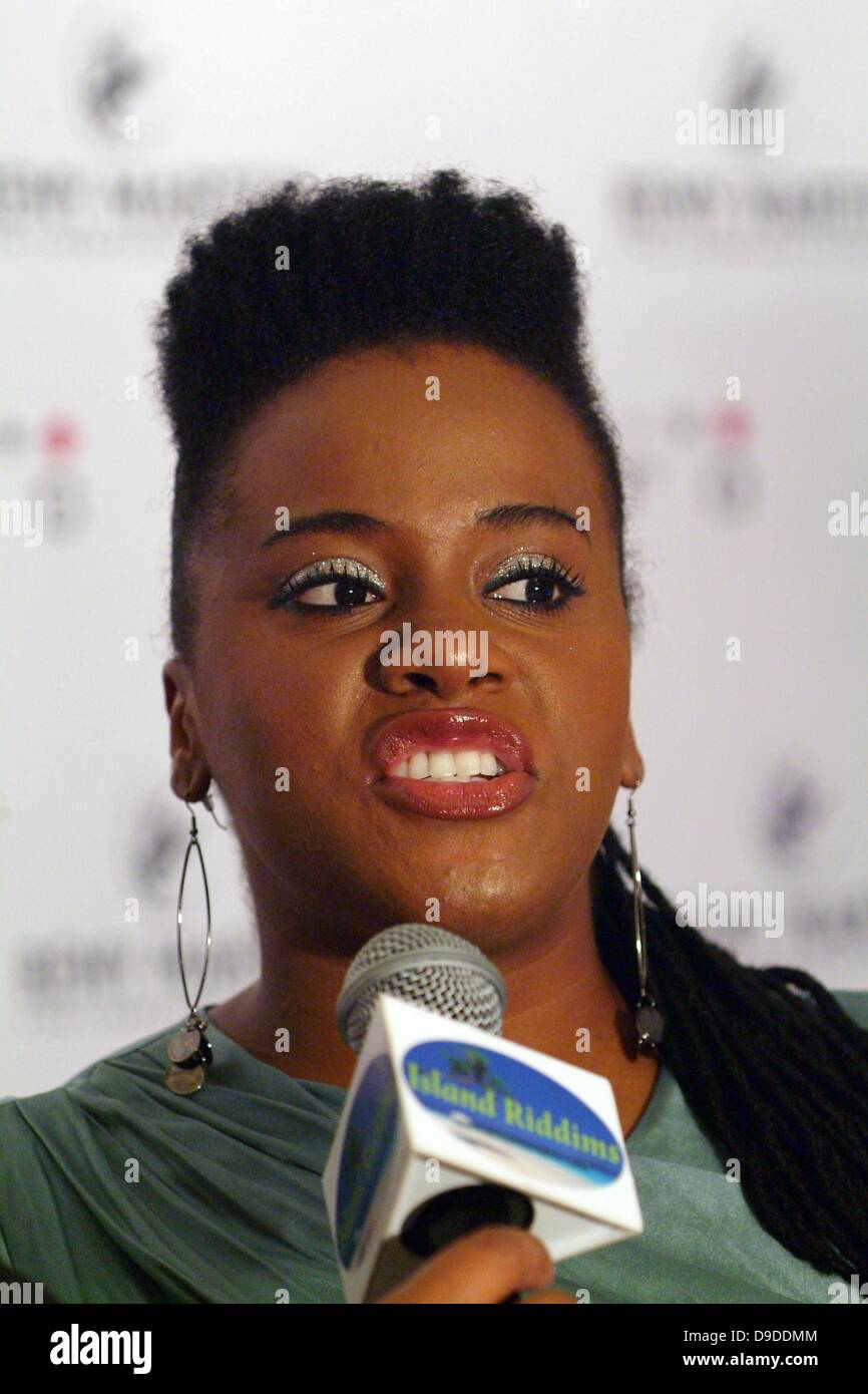 Reggae singer Etana, real name Shauna Mckenzie, attends the release ...
