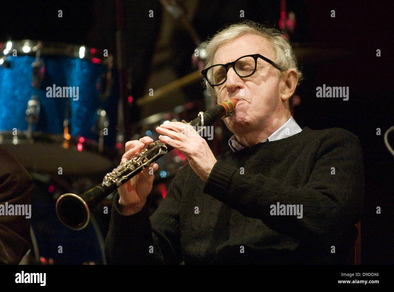 Woody Allen performs a clarinet concert at the Oscar Niemeyer ...