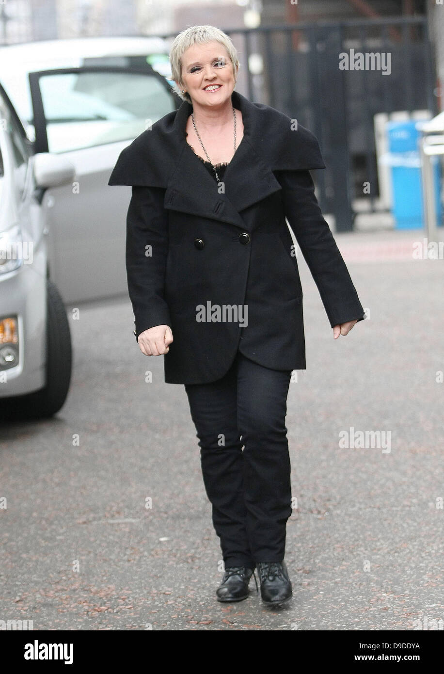 Bernie Nolan at the ITV studios London, England - 28.03.11 Stock Photo ...
