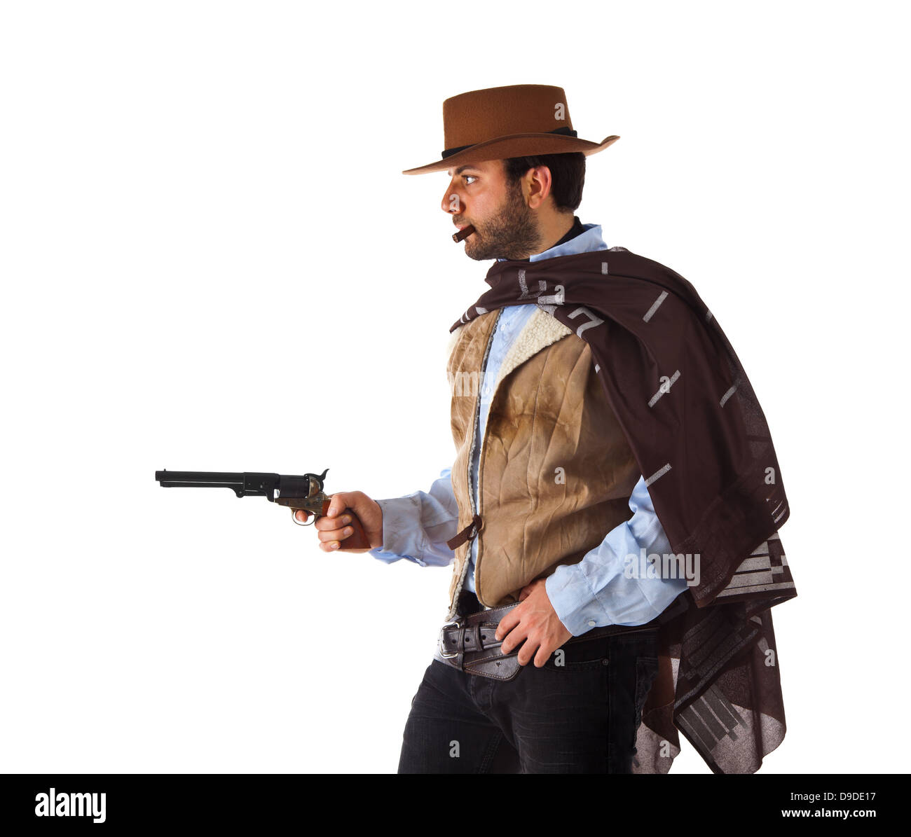 Gunman in the old wild west Stock Photo - Alamy