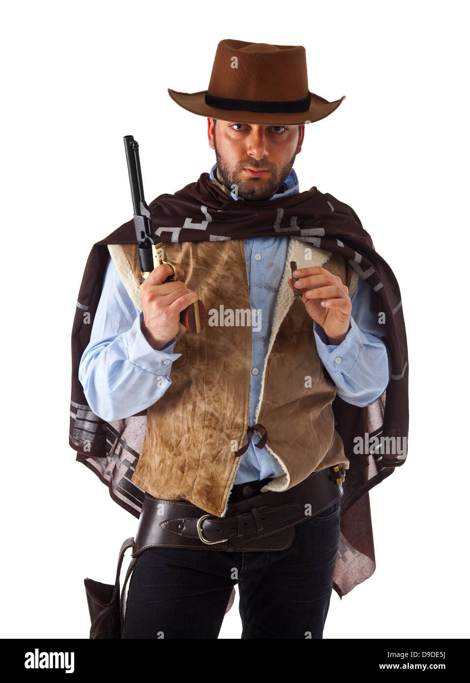 Gunman in the old wild west Stock Photo - Alamy