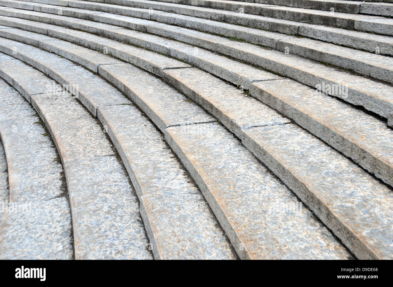 Curving stone steps Stock Photo - Alamy