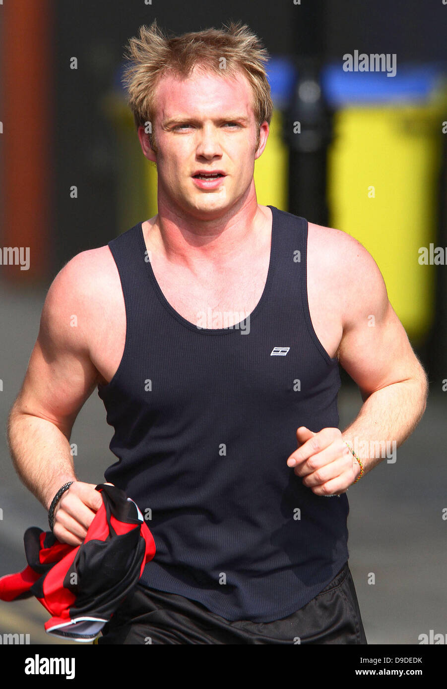 Chris Fountain arrives at Granada Studios to film 'Coronation Street ...