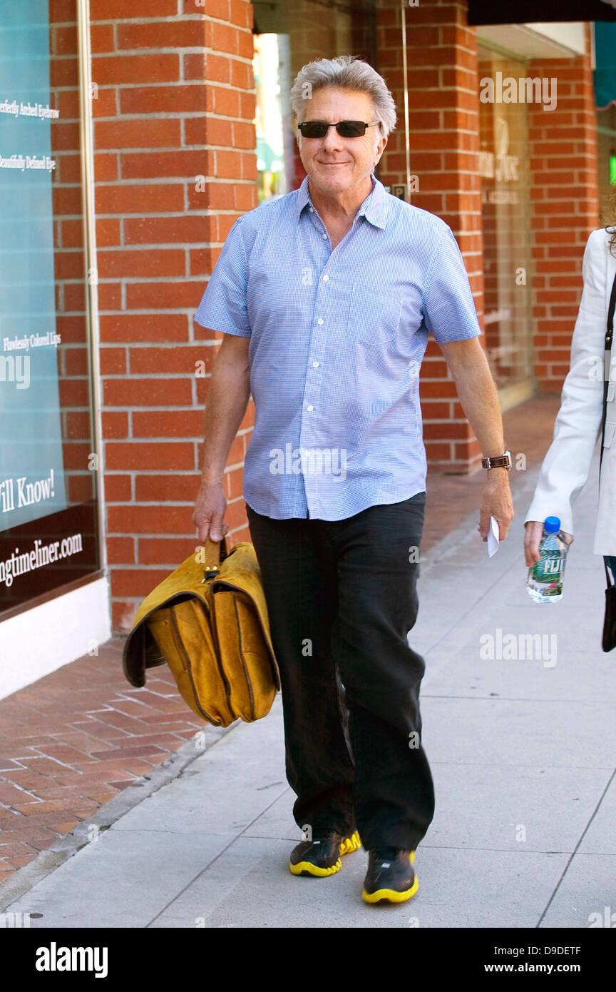 Dustin Hoffman out and about in Beverly Hills Beverly Hills, California ...