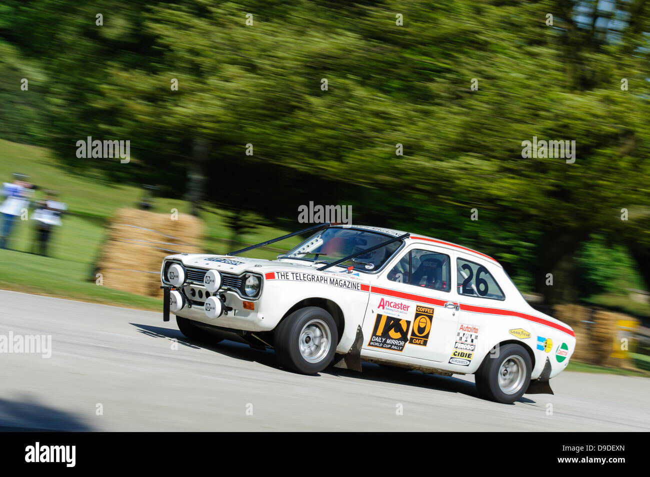 A car racing around Crystal Palace Park in London for the Motorsport at ...