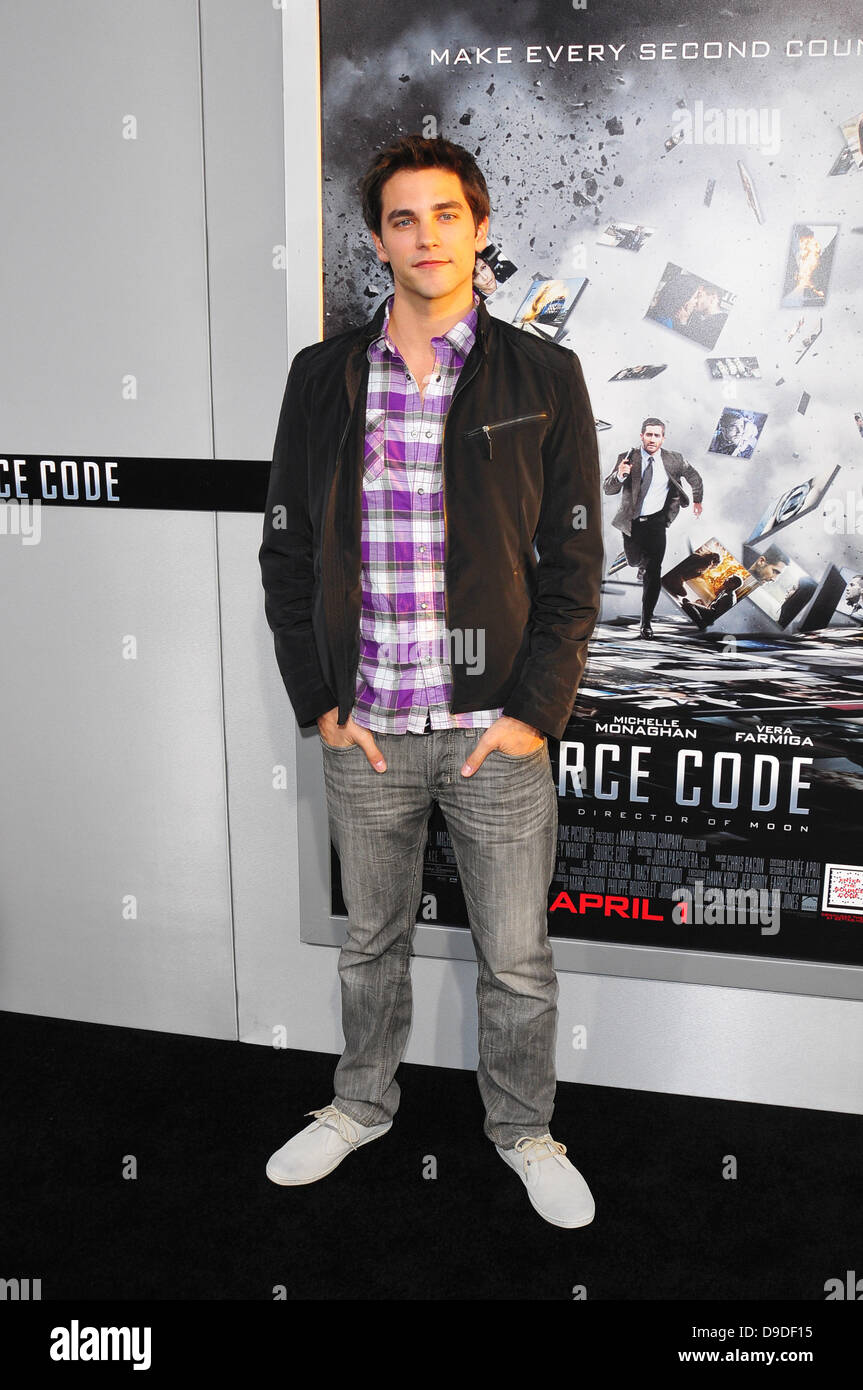 Brant Daughtry Los Angeles Premiere of 'Source Code' held at the ...