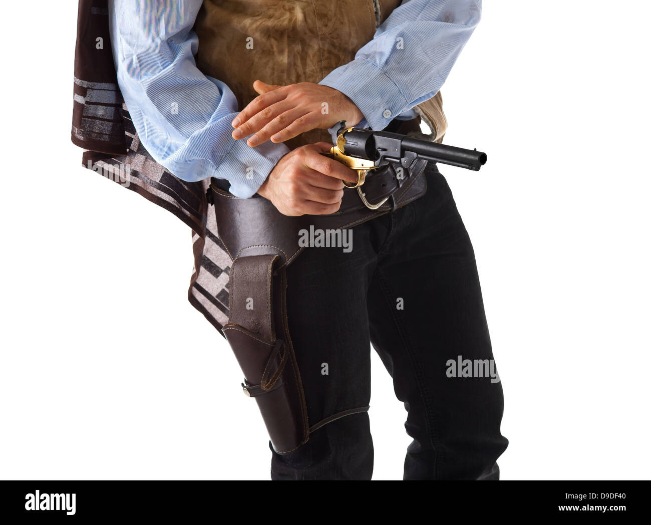 Gunman in the old wild west Stock Photo - Alamy
