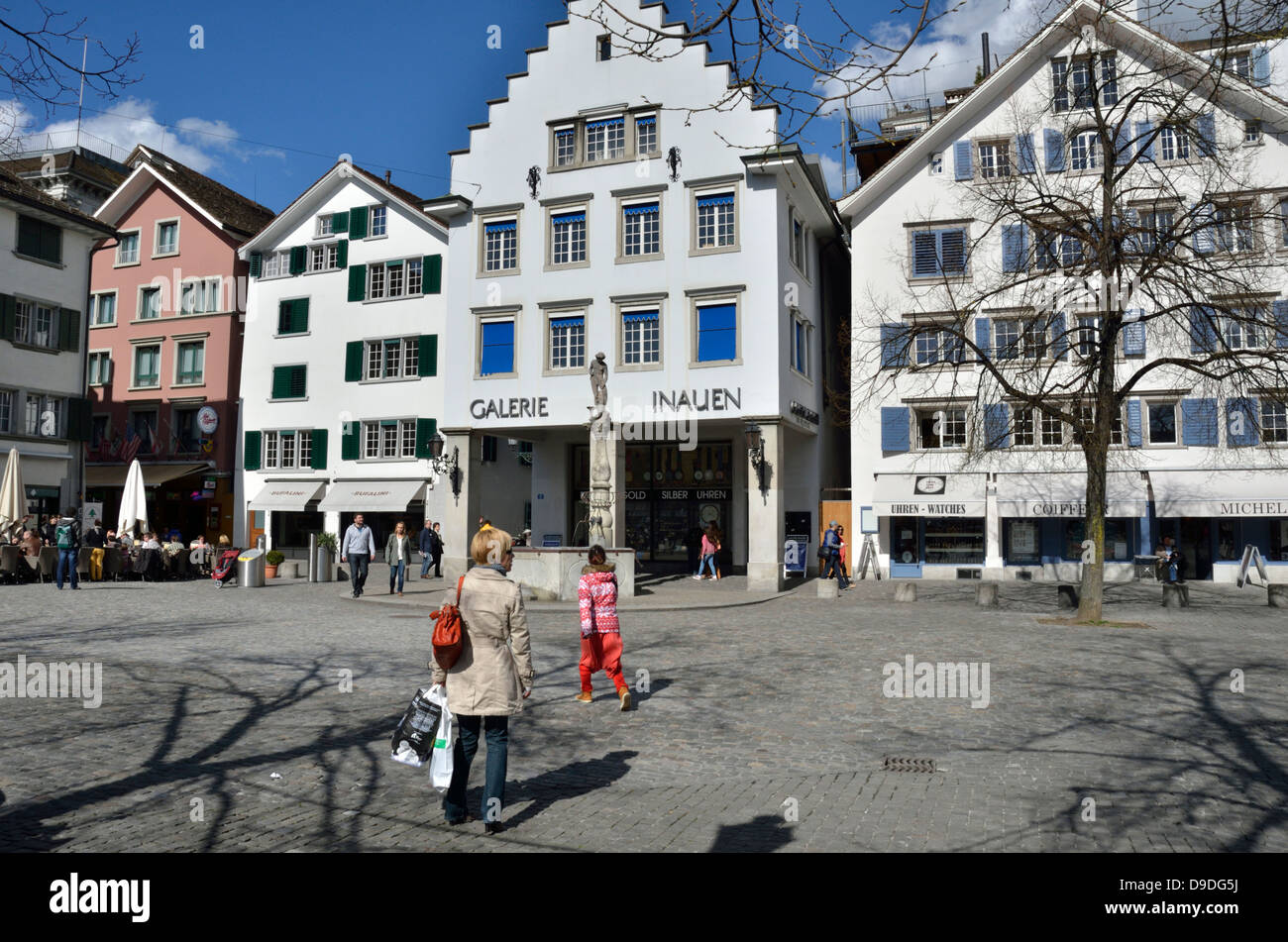 Hechtplatz, Zurich, Switzerland Stock Photo - Alamy