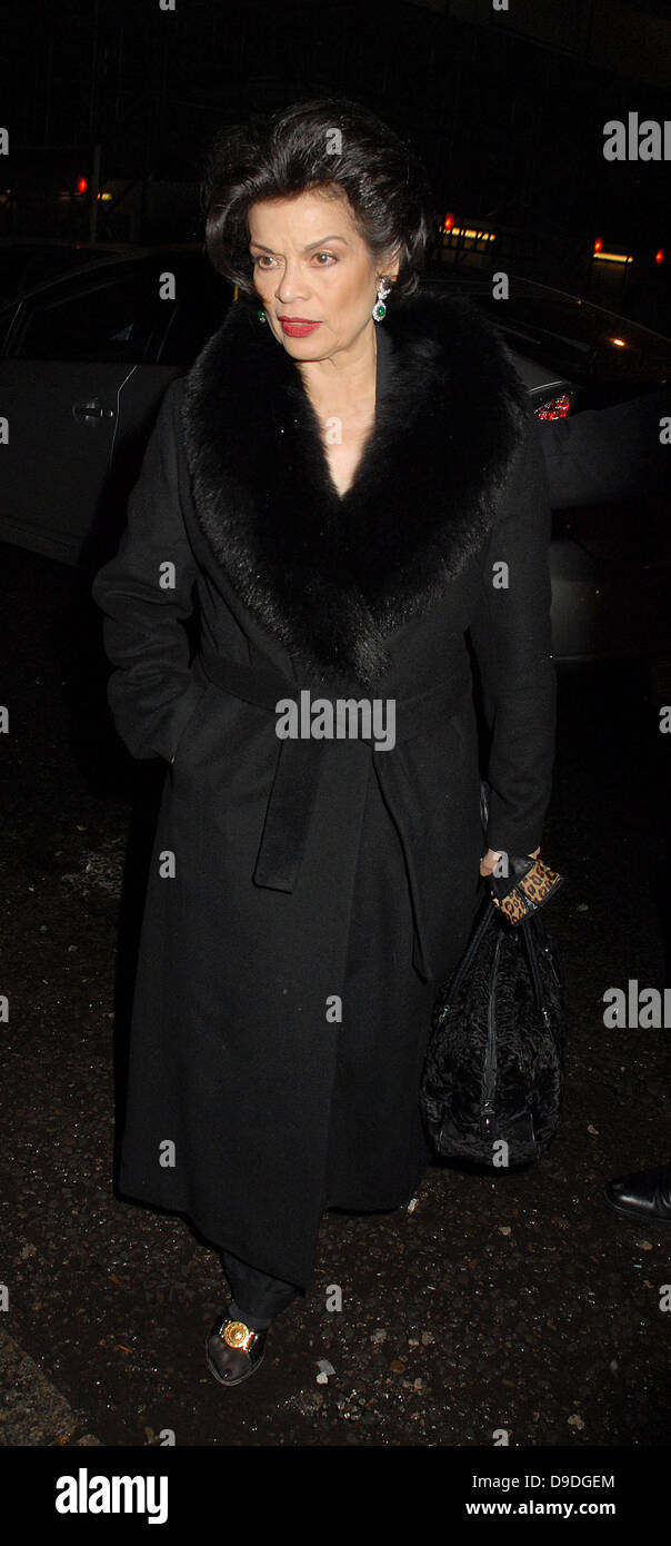 Bianca Jagger London Fashion Week A/W 2011 - Julien Macdonald ...