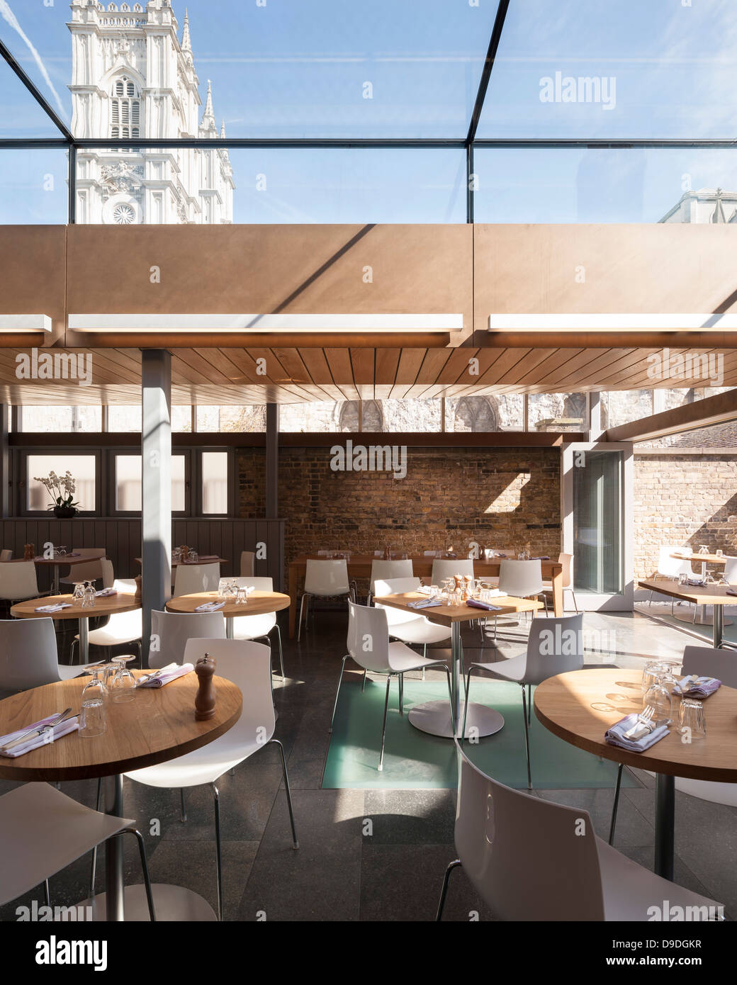 The Cellarium Café and Misericorde Terrace, London, United Kingdom ...