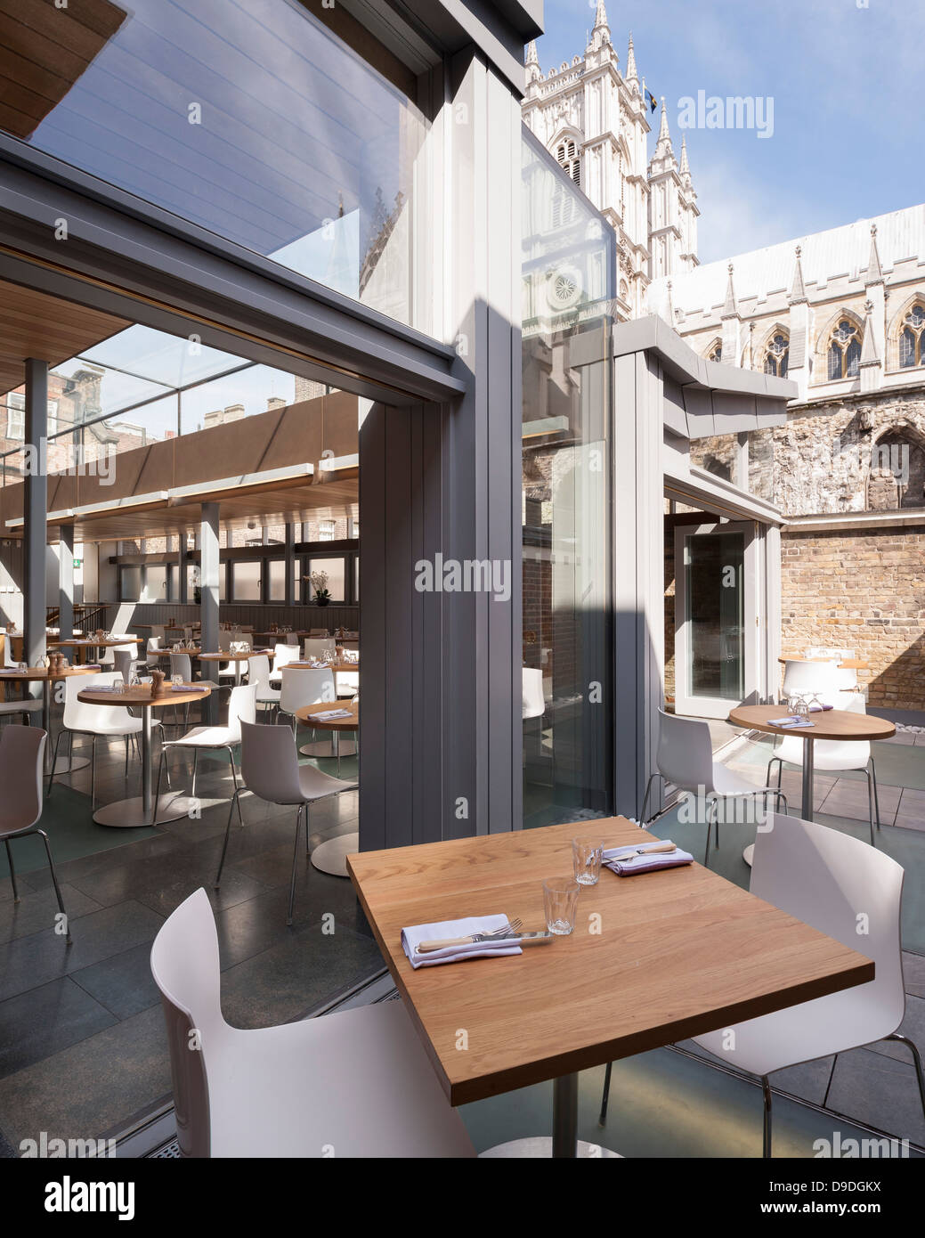 The Cellarium Café and Misericorde Terrace, London, United Kingdom ...