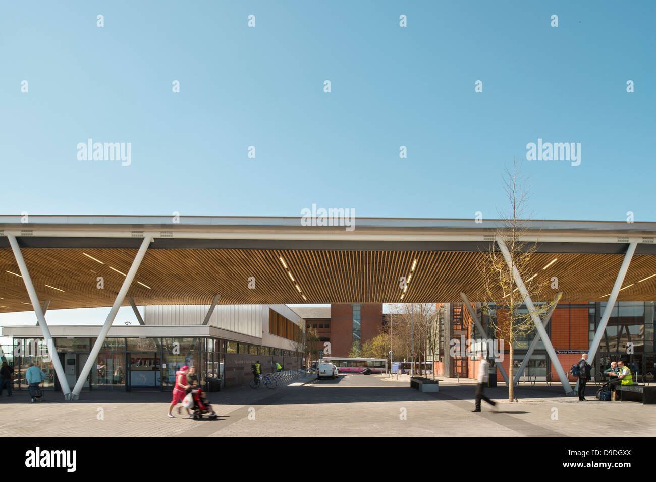 Stoke Bus Station, Stoke on Trent, United Kingdom. Architect: Grimshaw ...