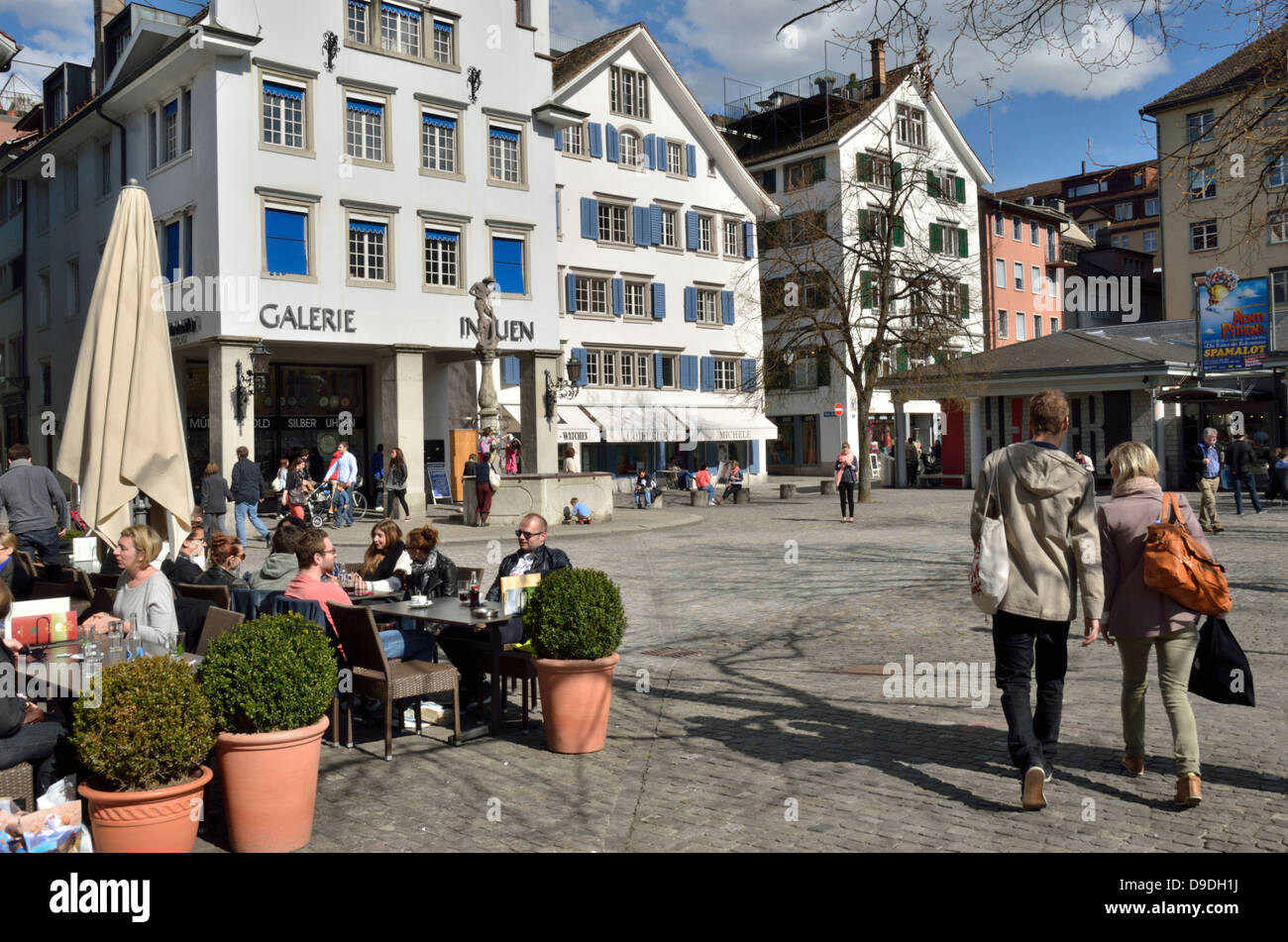 Hechtplatz, Zurich, Switzerland Stock Photo - Alamy