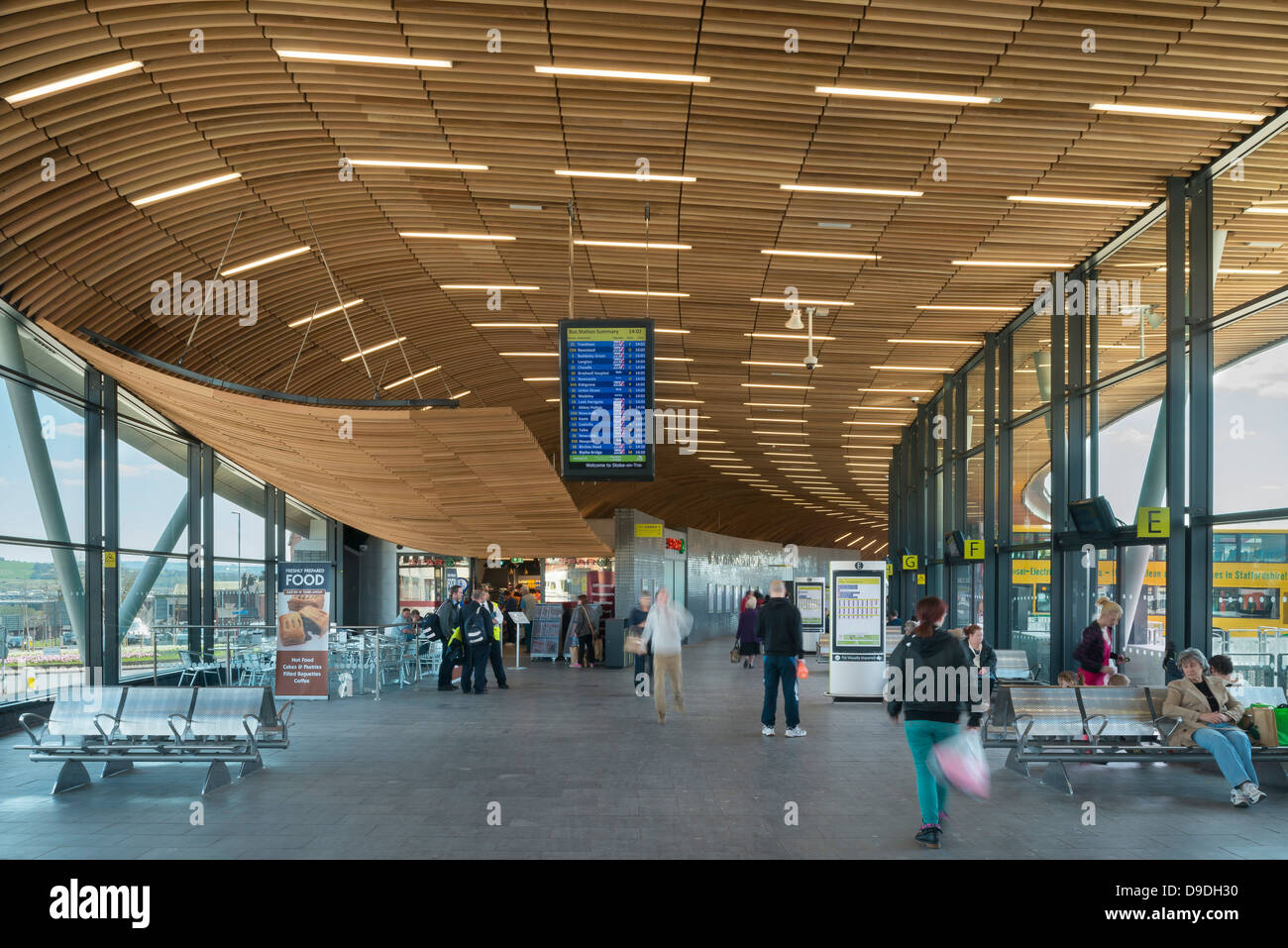 Stoke Bus Station, Stoke on Trent, United Kingdom. Architect: Grimshaw ...