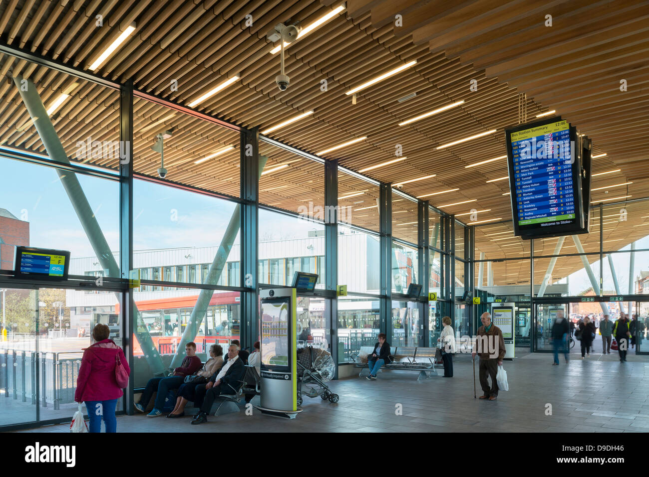 Stoke Bus Station, Stoke on Trent, United Kingdom. Architect: Grimshaw ...