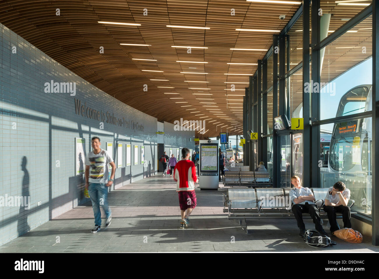 Stoke Bus Station, Stoke on Trent, United Kingdom. Architect: Grimshaw ...