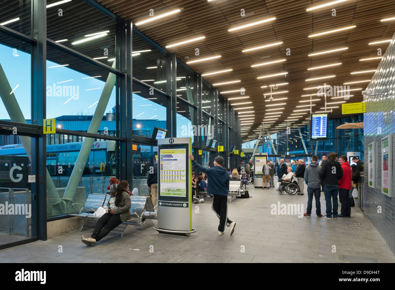 Stoke Bus Station, Stoke on Trent, United Kingdom. Architect: Grimshaw ...