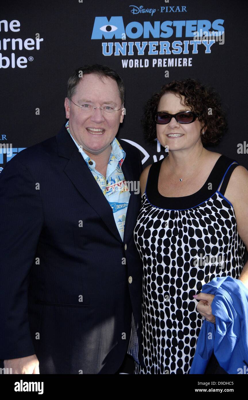 Los Angeles, Ca. 17th June, 2013. John Lasseter, Nancy Lasseter at ...