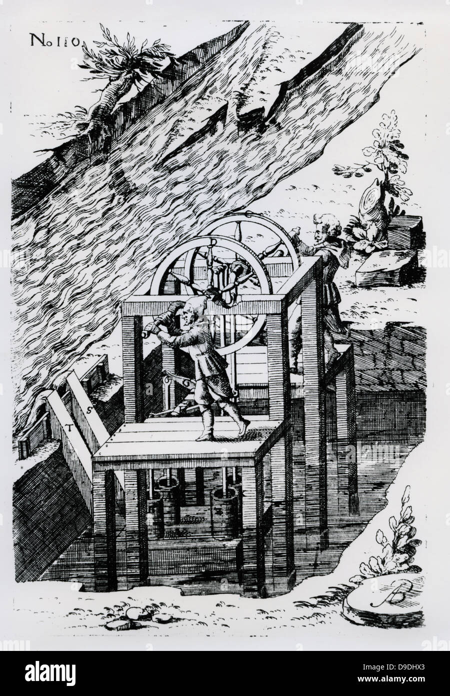 A shaduf or shadoof being used to raise water hi-res stock photography ...