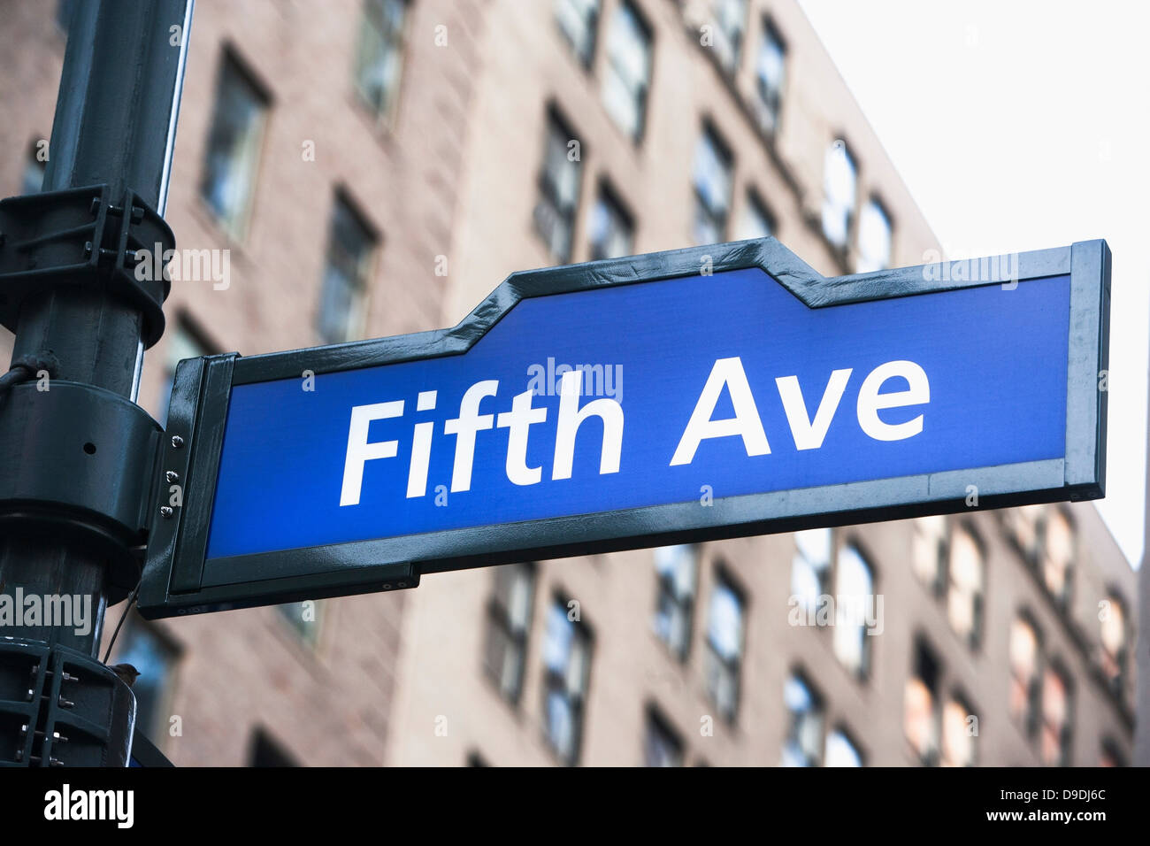 Fifth Avenue street sign, New York City, USA Stock Photo - Alamy