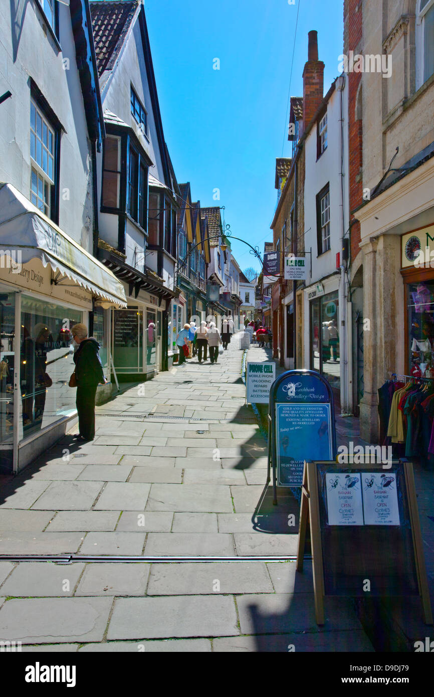 The varied selection of independent shops on the historic Cheap Street ...