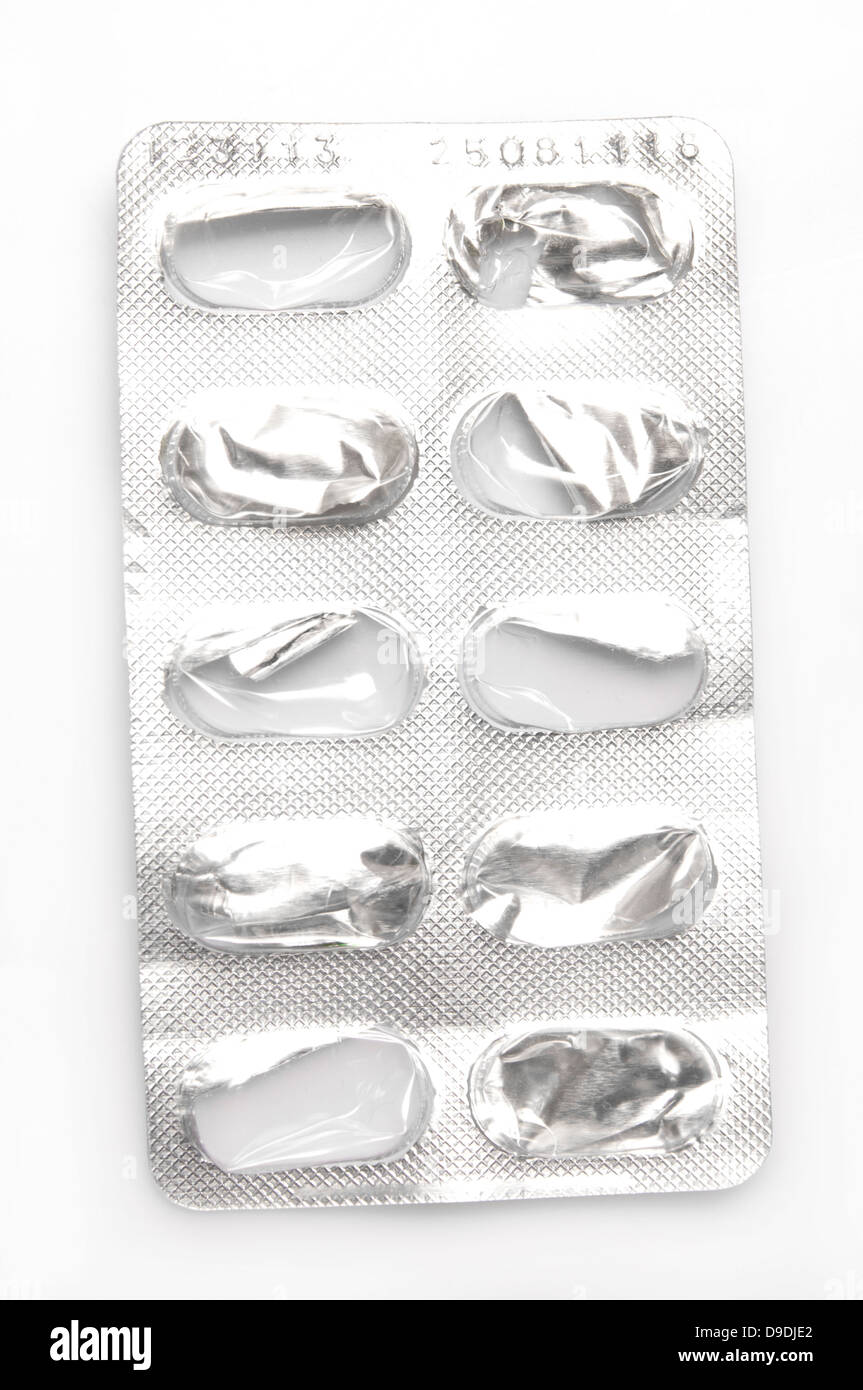 empty medicine blister Stock Photo - Alamy