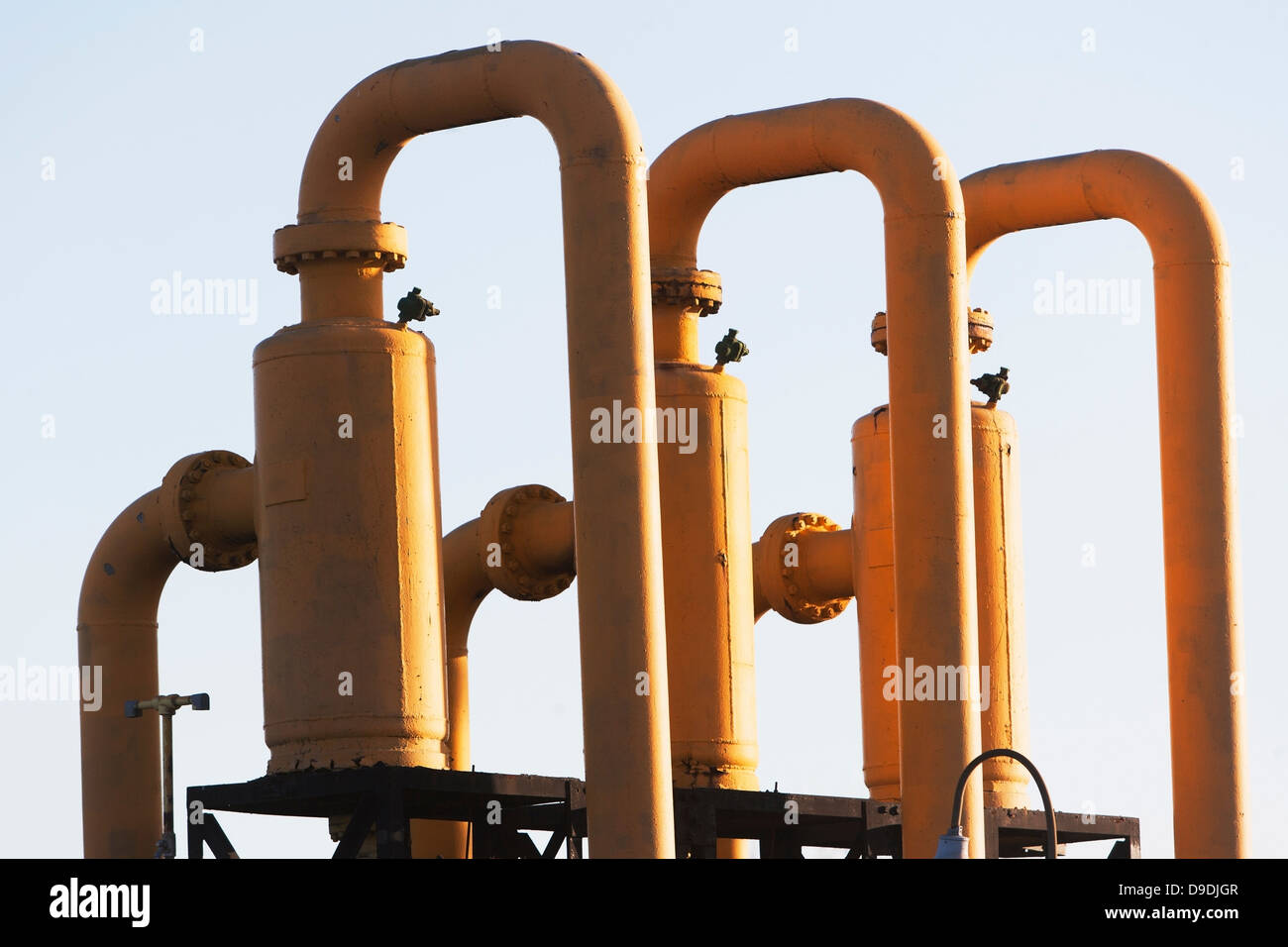 Close up of industrial pipes Stock Photo - Alamy