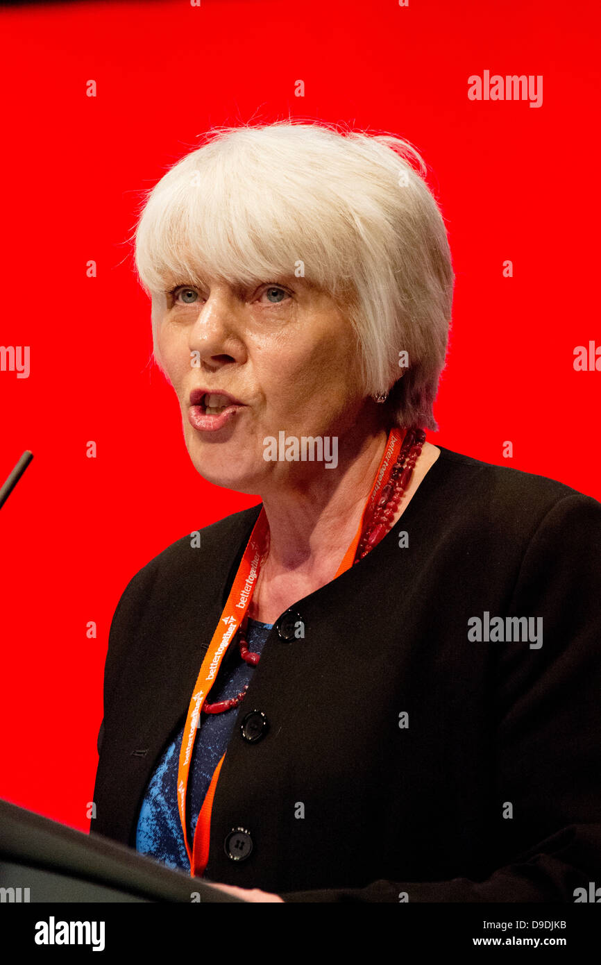 MSP Jayne Baxter speaks at the Scottish Labour Party Conference Stock ...