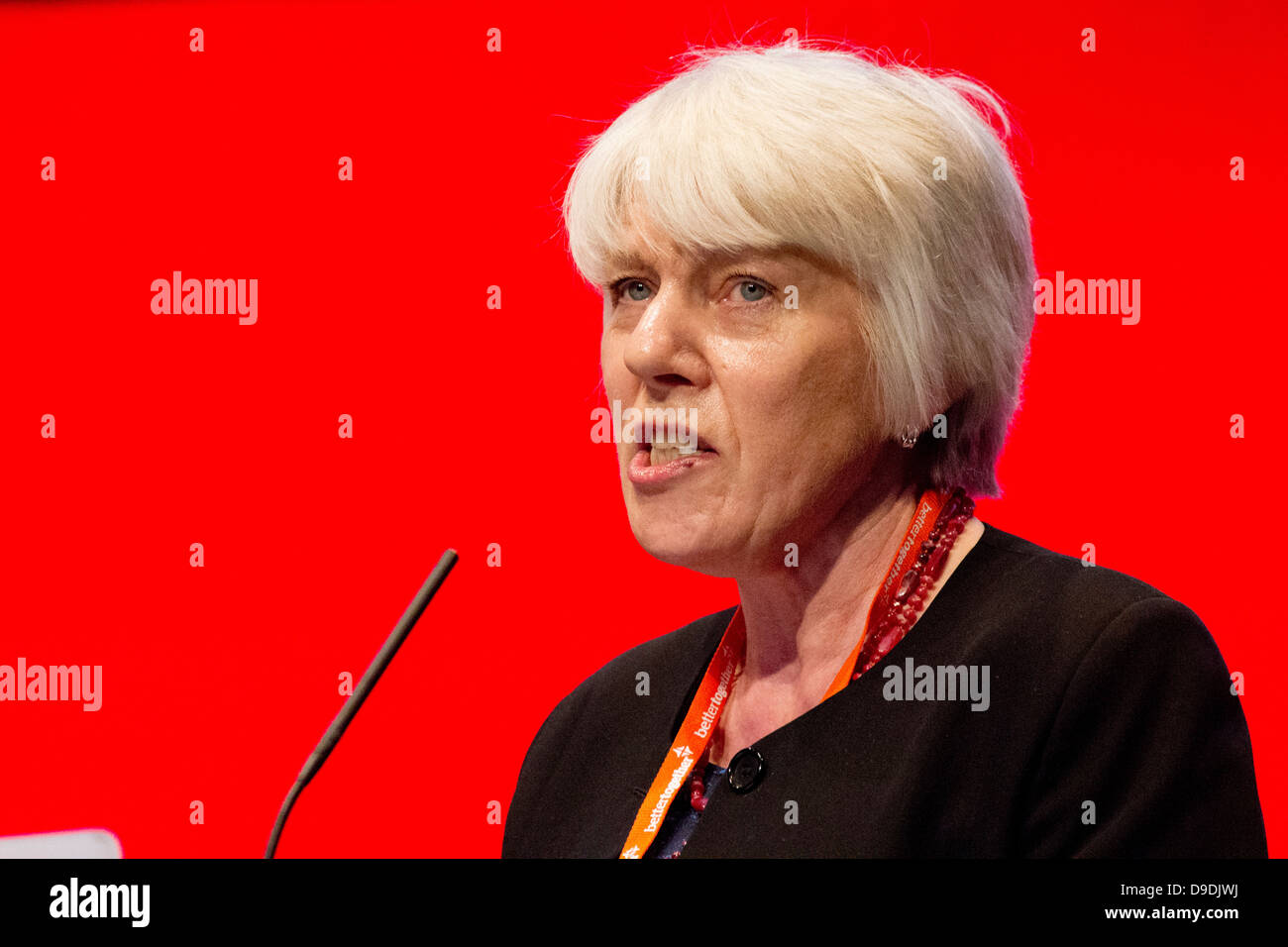 MSP Jayne Baxter speaks at the Scottish Labour Party Conference Stock ...