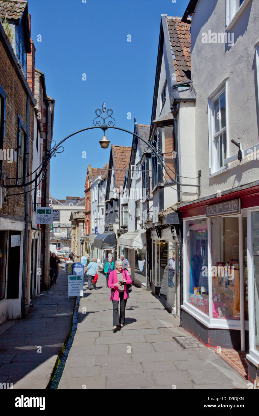 The varied selection of independent shops on the historic Cheap Street ...