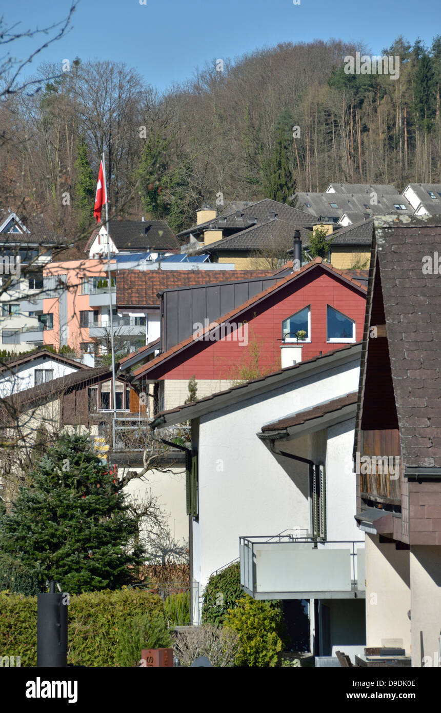 The town of Freienbach, Zurich, Switzerland Stock Photo - Alamy