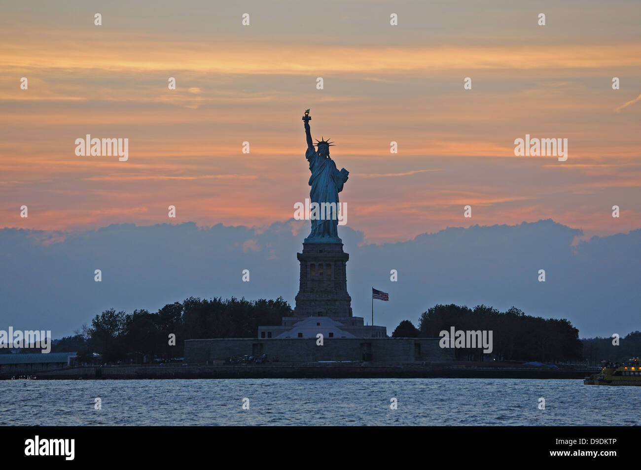 The Statue of Liberty on Liberty Island in New York harbor. June 16 ...