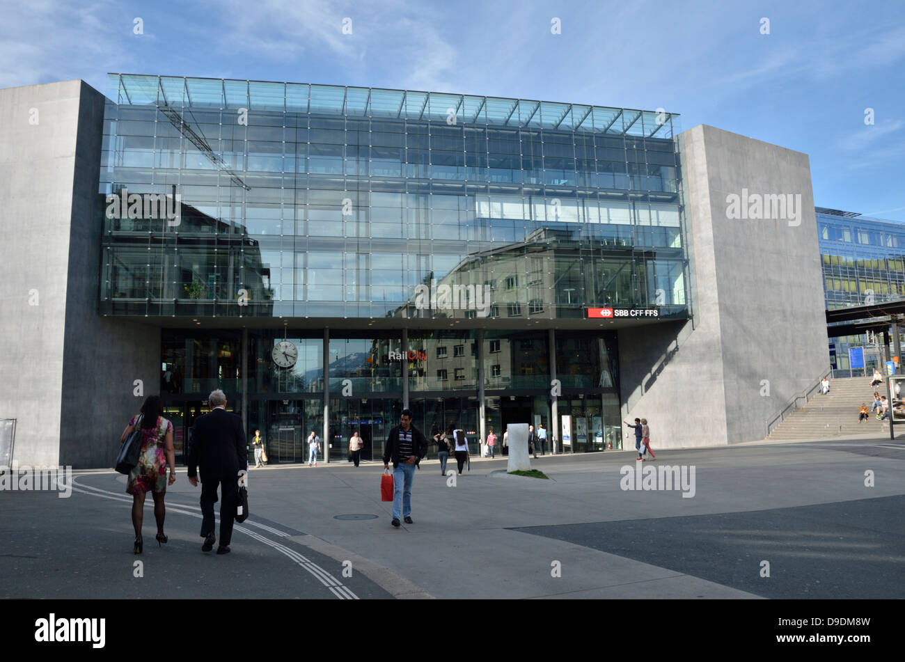 Main SBB railway station, Zug, Switzerland Stock Photo - Alamy