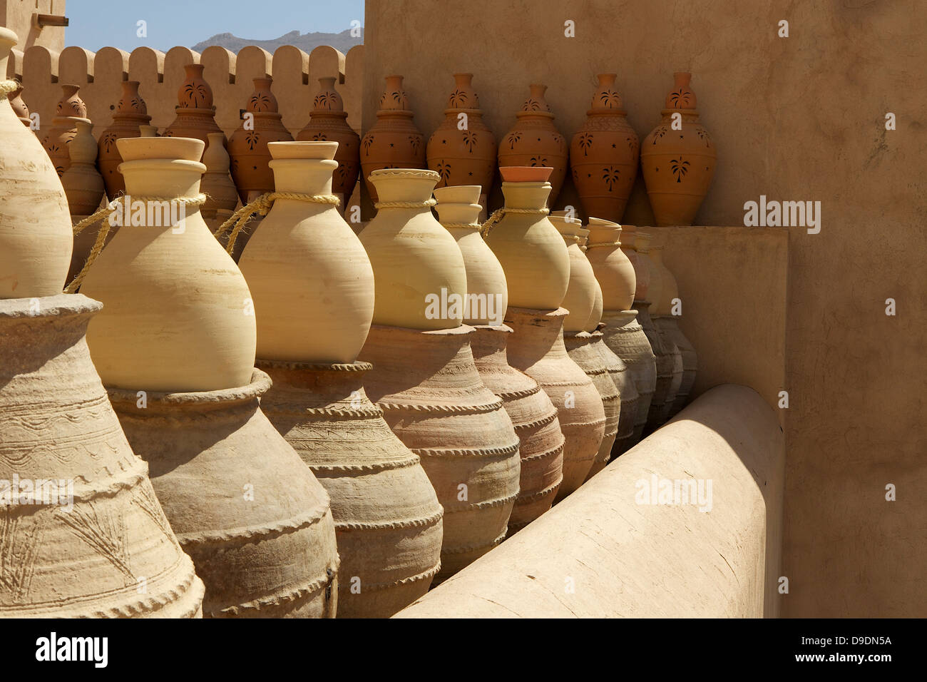 Terracotta pots in nizwa castle hi-res stock photography and images - Alamy