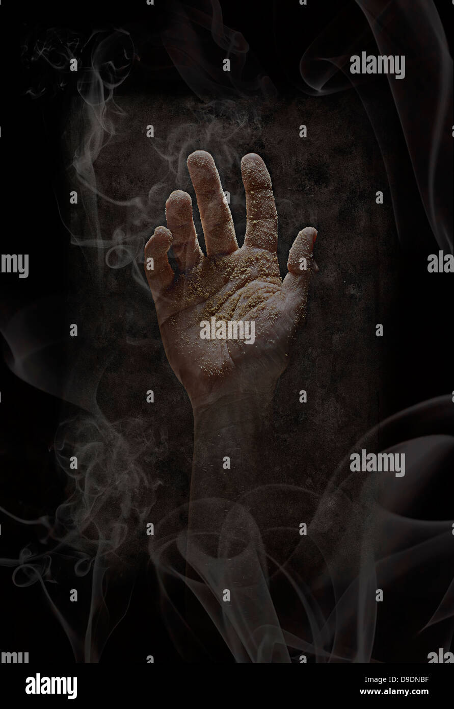 Black hands reaching up hi-res stock photography and images - Alamy