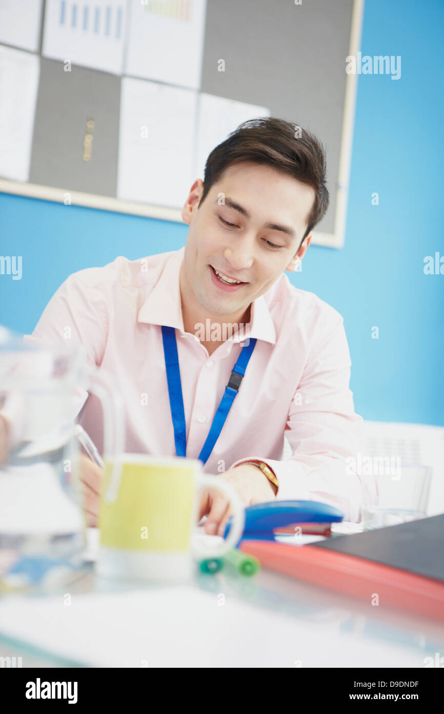 Asian Man Office Desk High Resolution Stock Photography and Images - Alamy