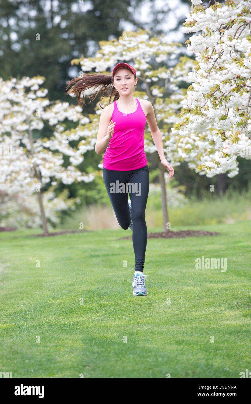 Teenagers girl running hi-res stock photography and images - Alamy