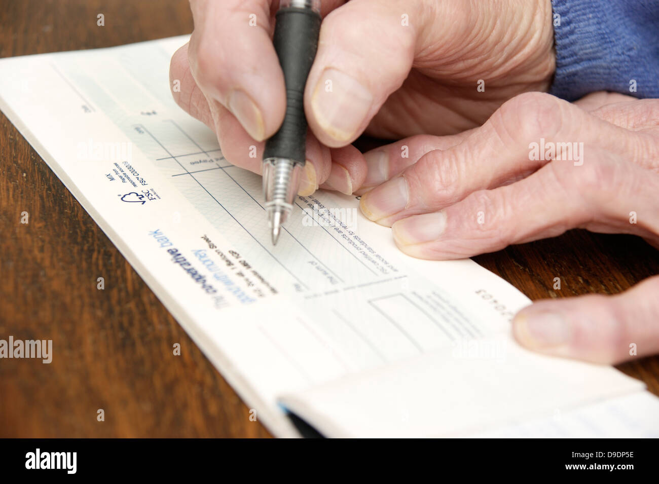 Co operative bank cheque hi-res stock photography and images - Alamy