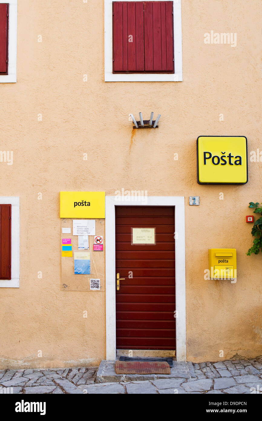 Post office exterior, Groznjan, Istria, Croatia Stock Photo - Alamy