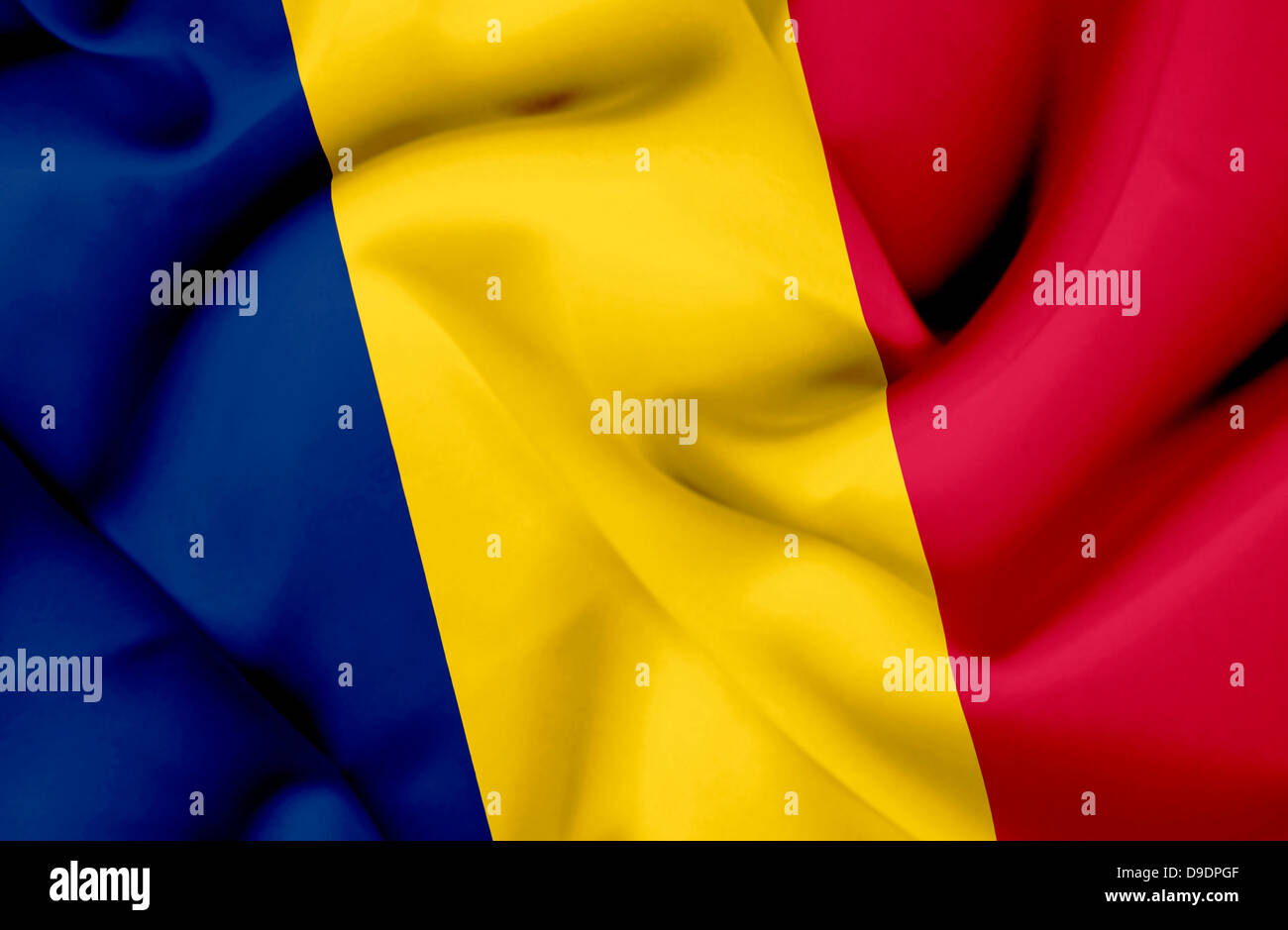 Satin texture chad flag hi-res stock photography and images - Alamy